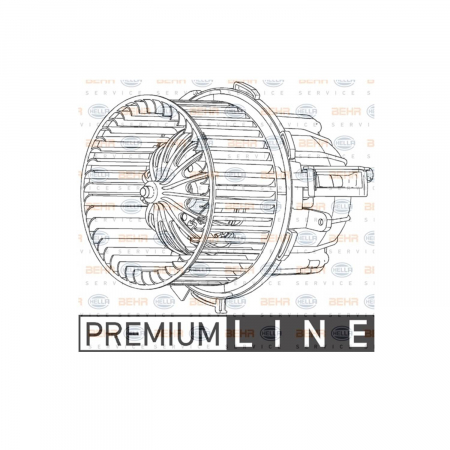 HELLA Interior Blower AUDI A4 For AUDI A4 / A5 RHD